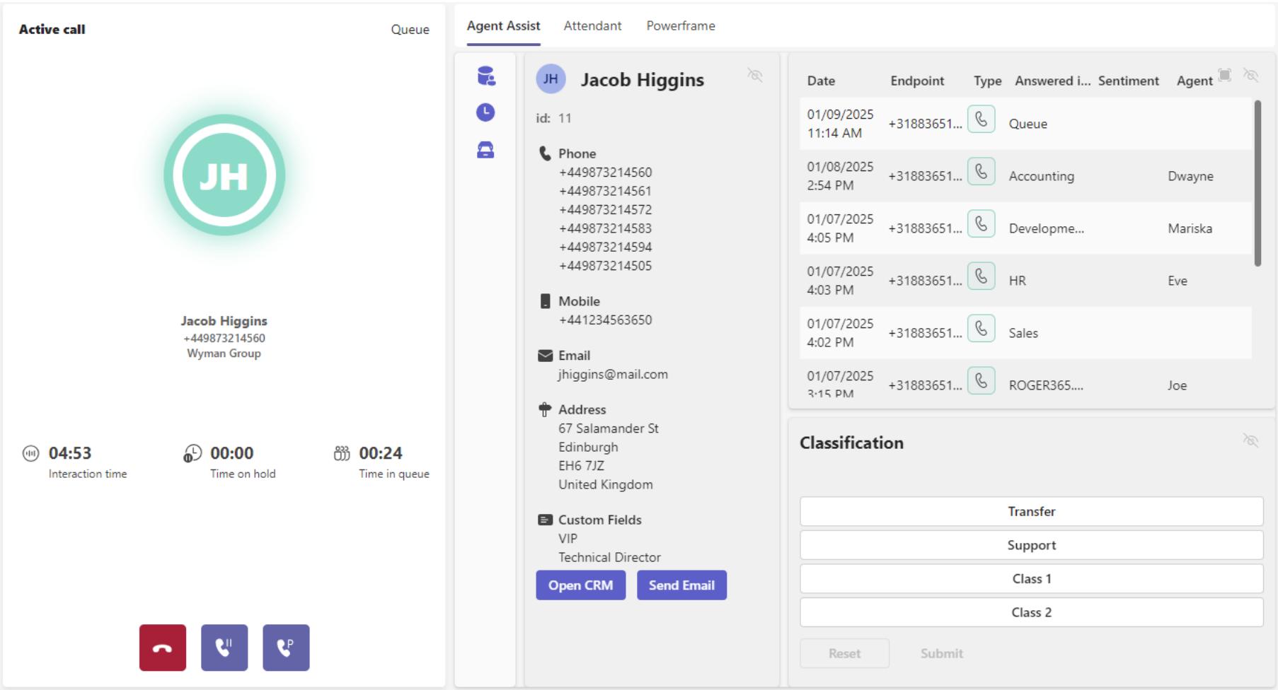 Agent Assist - ROGER365.io