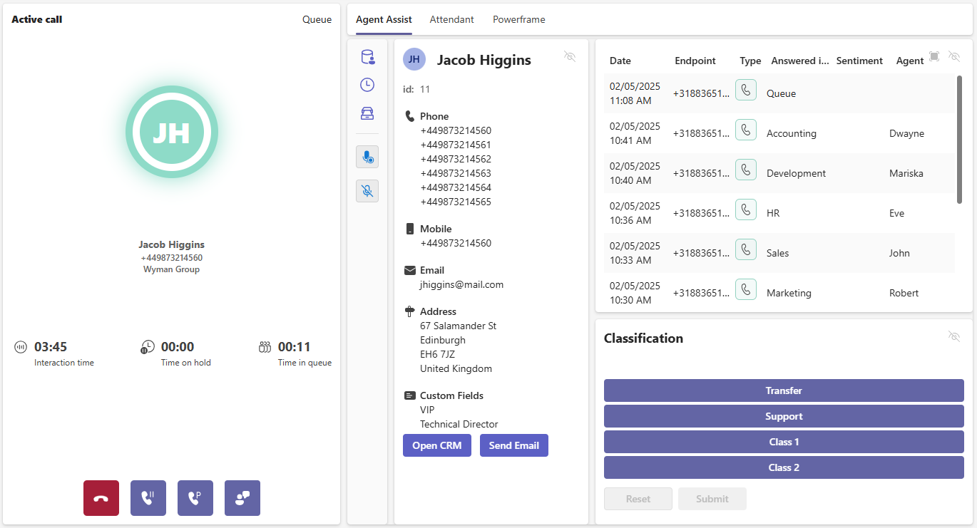 Agent Assist - ROGER365.io